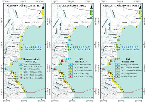 Frontiers Spatiotemporal Variation In Marine Litter Distribution Along The Bulgarian Black Sea