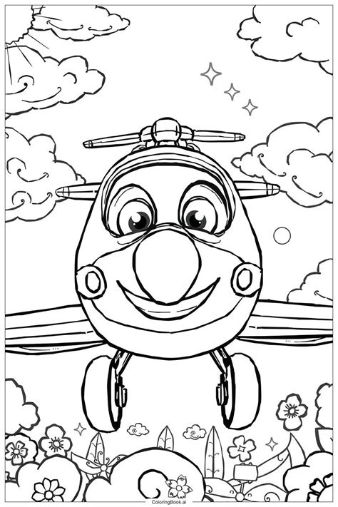 비행기 색칠공부 38장 무료 Pdf・png 출력