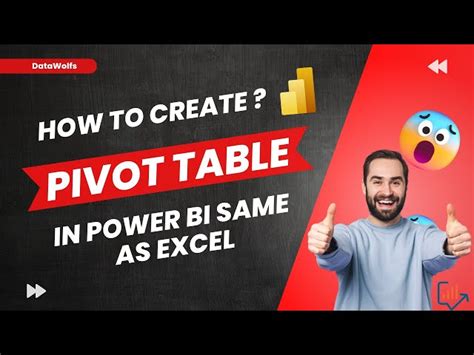 How To Create A Pivot Table In Power Bi Cabinets Matttroy