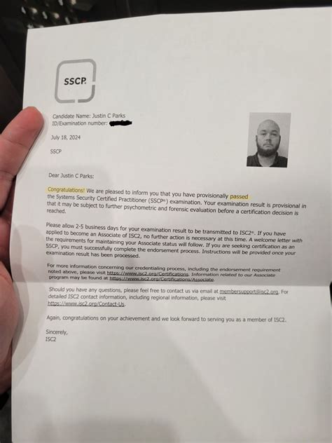 Justin Parks On Linkedin I Passed The Sscp Now To Work On Becoming A Isc2 Member
