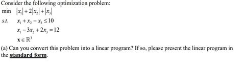 solved consider the following optimization problem 1 23 123