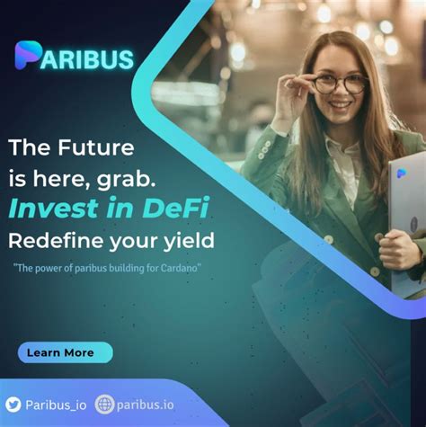 Udeme Ubek On Linkedin Paribus Cardano Defi