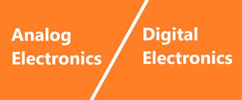 Analog Electronics And Digital Electronics Electronics Projects Hub