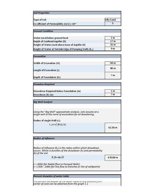 Dewatering Pump Calculation Pdf Environmental Engineering Fluid
