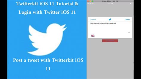 Twitterkit Ios 11 Swift 4 Integration Tutorial Login With Twitter Youtube