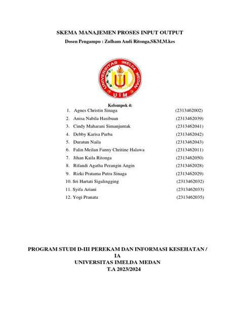 Skema Manajemen Input Output Pdf