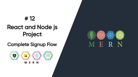 Mern Stack Project Part 12 Complete Signup Flow Node Js Complete