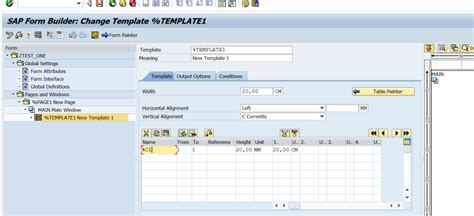 Designing A Template In Smartform Sapcodes
