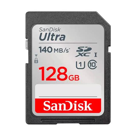 Sandisk Ultra Sdhc Uhs I Card And Sdxc Uhs I Card 128gb 140mbs