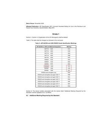 API Spec 20F Errata 1