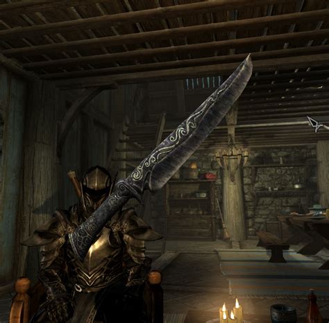 Straightforward Blades Ebony Dagger At Skyrim Nexus Mods And Community
