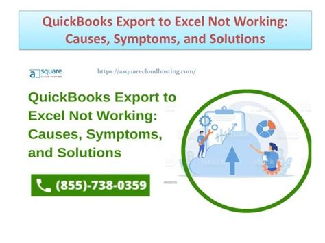 Ppt Quickbooks Export To Excel Not Working Causes Symptoms And
