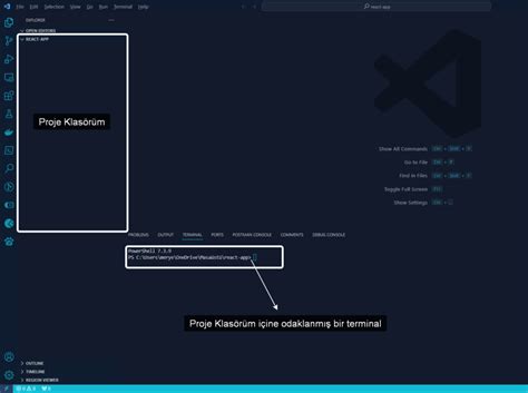React Tutorial 2023 11 React Projesi Oluşturma Murat Bilginer