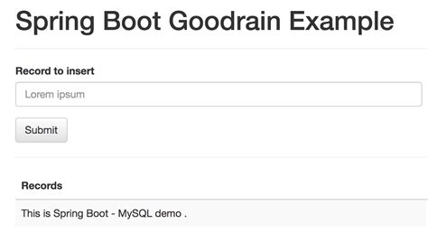 Spring Boot框架配置MySQL Rainbond
