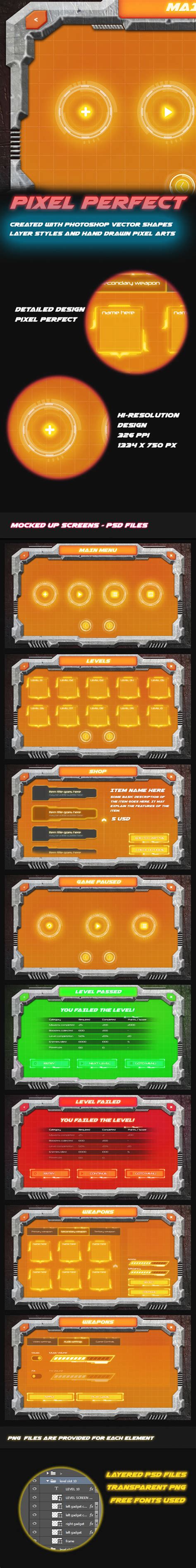 Realistic And Sci Fi Game UI On Behance Realistic And Sci Fi Game UI On Behance