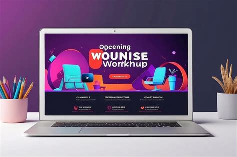 Premium Photo Fully Editable Video Thumbnail Design For Opening Video Tutorials