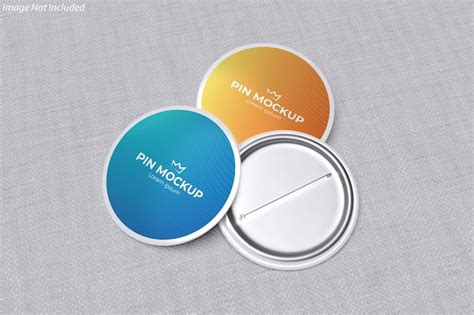 Premium Psd Pin Mockup