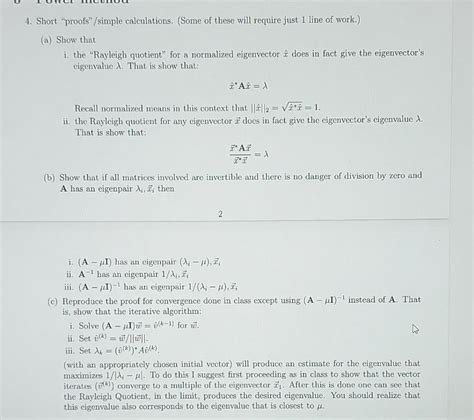 Solved Short Proofs Simple Calculations Some Of These