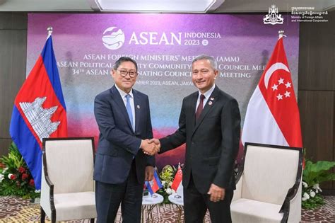 កម្ពុជា សិង្ហបុរី អះអាងសាជាថ្មី នូវការប្តេជ្ញាចិត្ត ក្នុងការពង្រីកទំនាក់ទំនងដ៏រឹងមាំ