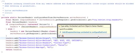Eclipse How Can I Solve This Java Warning Stack Overflow