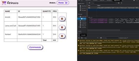 Panier JS Fonction Supprimer Panier JS Par AymericDelmaire Page OpenClassrooms