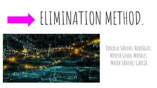 Example Elimination Method PPT