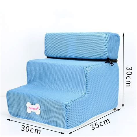 Dog Stairs Pet Climbing Ladder Sponge Steps On Bed Climbing Ladder ...