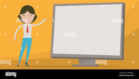 Instructor Drawing Palm Pointing Board Showing New Lessons Teacher Design Points Hand At Blank