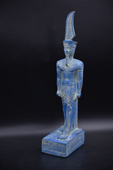 Shu Statue Egyptian God Of Wind Replica Handmade Stone Sculpture Etsy