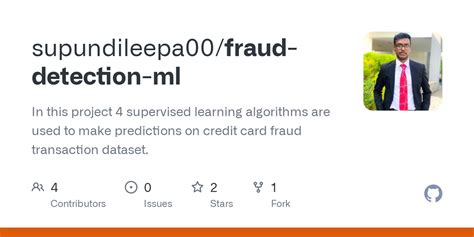 GitHub Supundileepa Fraud Detection Ml In This Project Supervised Learning Algorithms Are