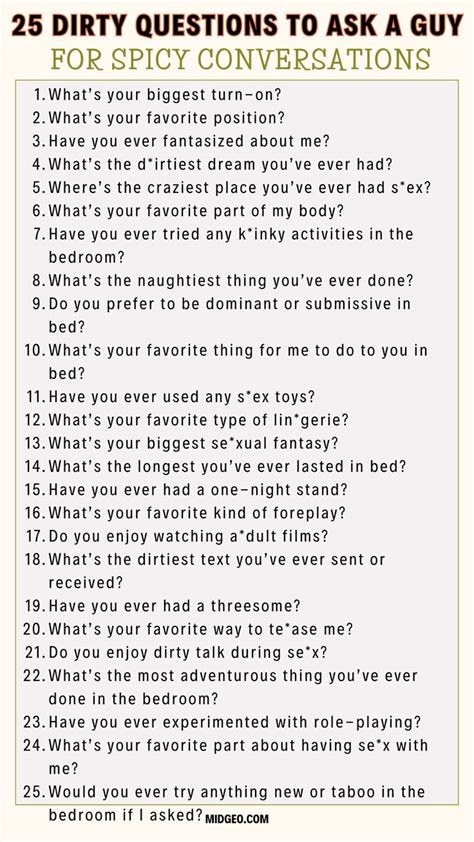 25 Dirty Questions to Ask a Guy for Spicy Conversations | Funny Conversations Starter in 2024 ...