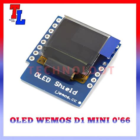 Jual Oled Wemos D1 Mini 0 66 Inch Display Shield Module 12c Llc 64×48 Shopee Indonesia