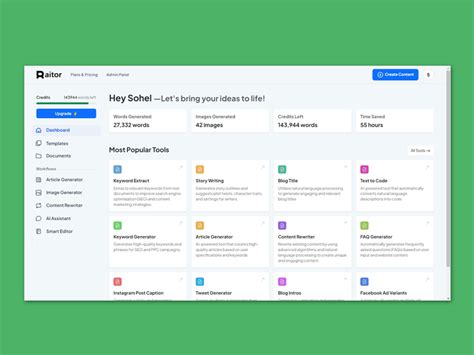 Saas Ai Content Generator Generative Ai Platform Like Jasper Writesonic