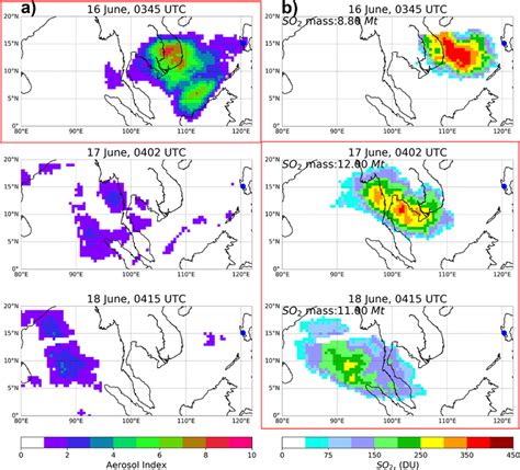 Total Ozone Mapping Spectrometer Retrievals Of A Aerosol Index Ai Download Scientific