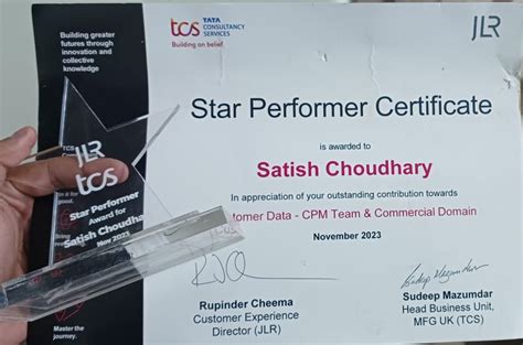 Satish Kumar Choudhary ☁️☁️weusour On Linkedin Recognition