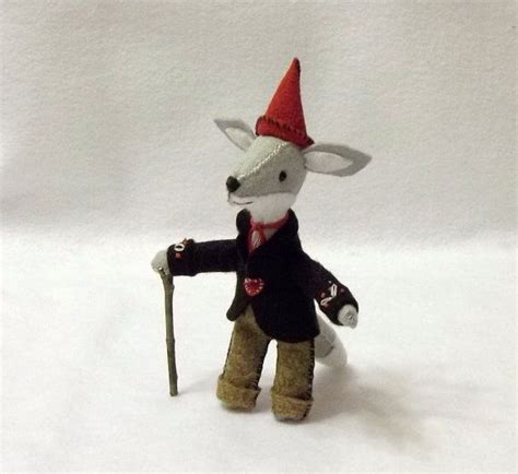 Dapper Fox Out For A Stroll And Dressed For By Wildwoodhollow 6200 Soft Sculpture Cute Fox