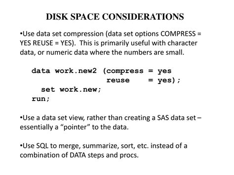 ppt efficient sas techniques and methods for statistical programmers