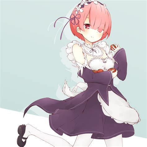 Ram Re Zero Kara Hajimeru Isekai Seikatsu Drawn By Manse Danbooru