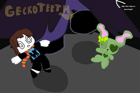 Ben And Bow Stepped On By Dark Cacao By Geckoteeth On Deviantart