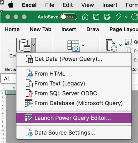 Excel 1669 Beta Missing Launch Power Query Editor` On Mac Microsoft