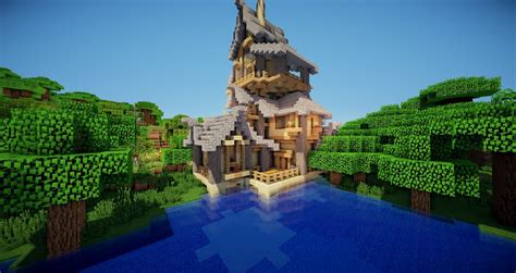 House On A River Minecraft At Judy Moore Blog