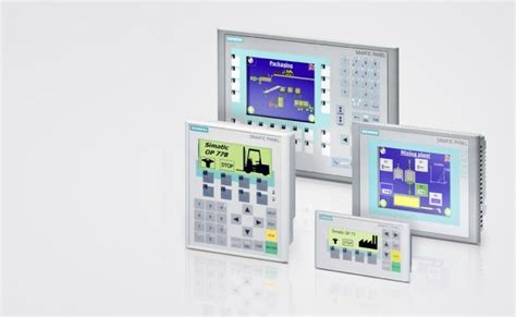 Types Of HMI Panels Human Machine Interface Siemens Interface