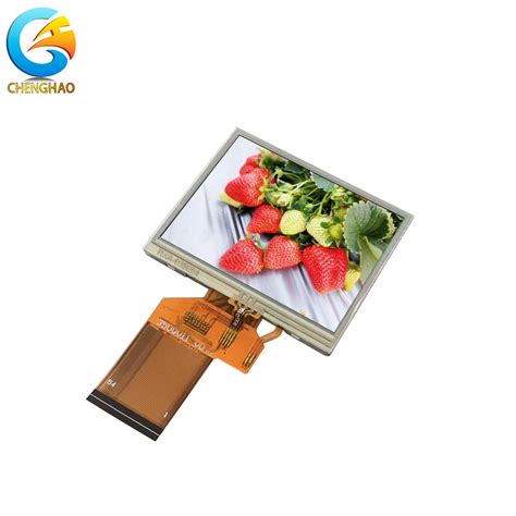 Custom USB Touch Interface X Resolution IPS All Viewing Direction LCD Display Small