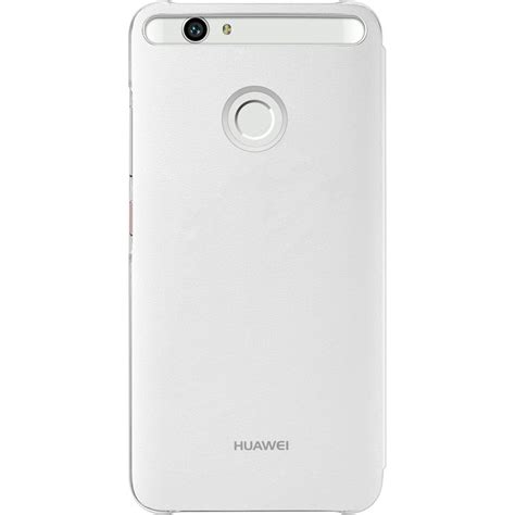 Official Huawei Nova Leather Style Flip Case White