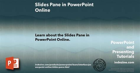 Slides Pane In Powerpoint Online