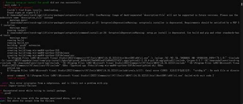Ninja Is Required To Load C Extensions Andand Fail To Build Pysdf