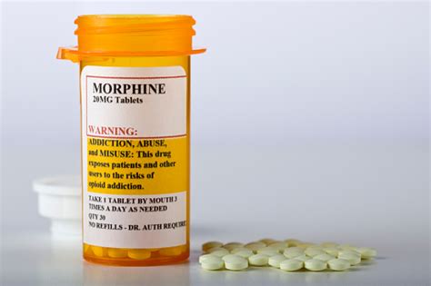 Medicamento Recetado Peligroso Morfina Foto De Stock Y Más Banco De