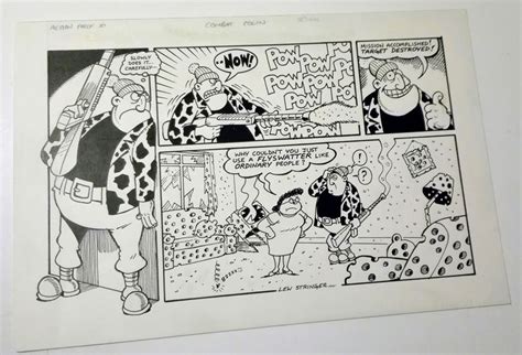 Lew Stringer Comics Combat Colin Originals For Sale Update Sold