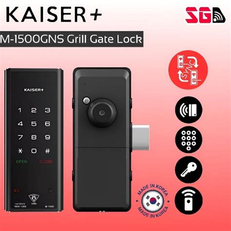 🇸🇬free Installation🇸🇬 Kaiser M1500gns Grill Gate Lock For Hdb Metal