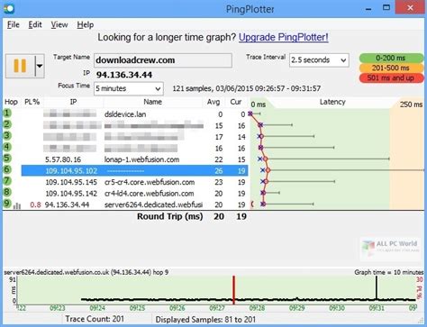 Pingplotter 5 Subtitleblu